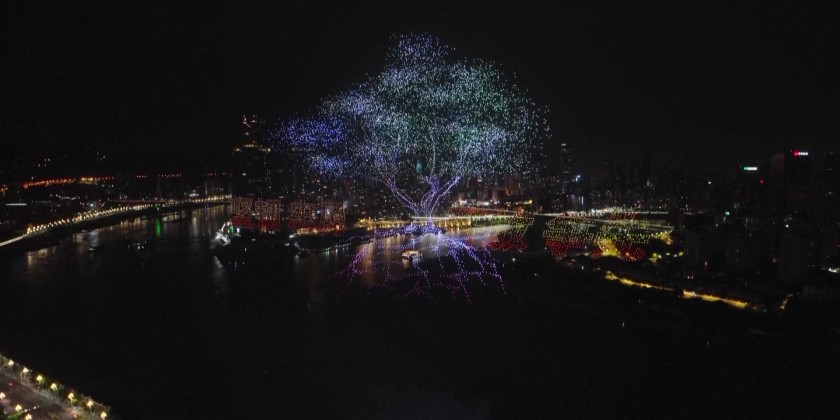 Chongqing’s drone light show shatters Guinness World Record | Myanmar International TV